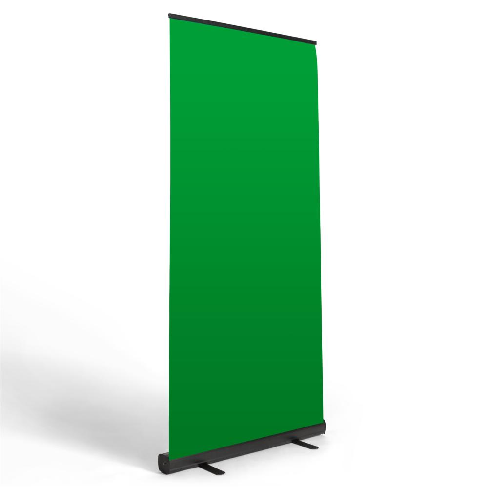 Green Screen Roller Banner, 100 x 200 cm, Green Screen Roller Banners ...
