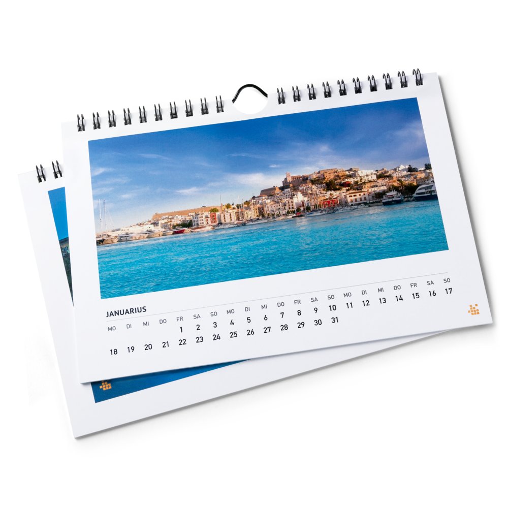 A6 Wire-O Wall Calendars Printing | Onlineprinters