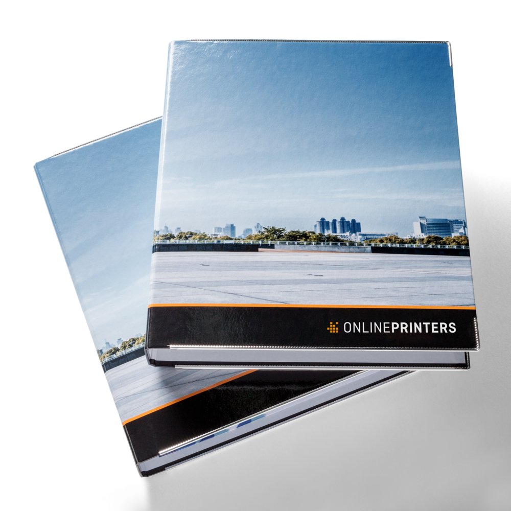 Ring binders, A4, 4 cm capacity, up to A4 at Onlineprinters