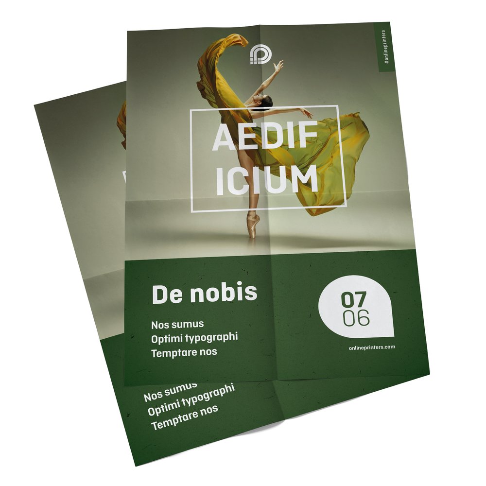 Posters, A4, printed on both sides, A4 at Onlineprinters