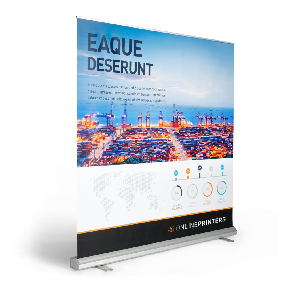 Roller Banners XXL 200x200cm Printing | Onlineprinters