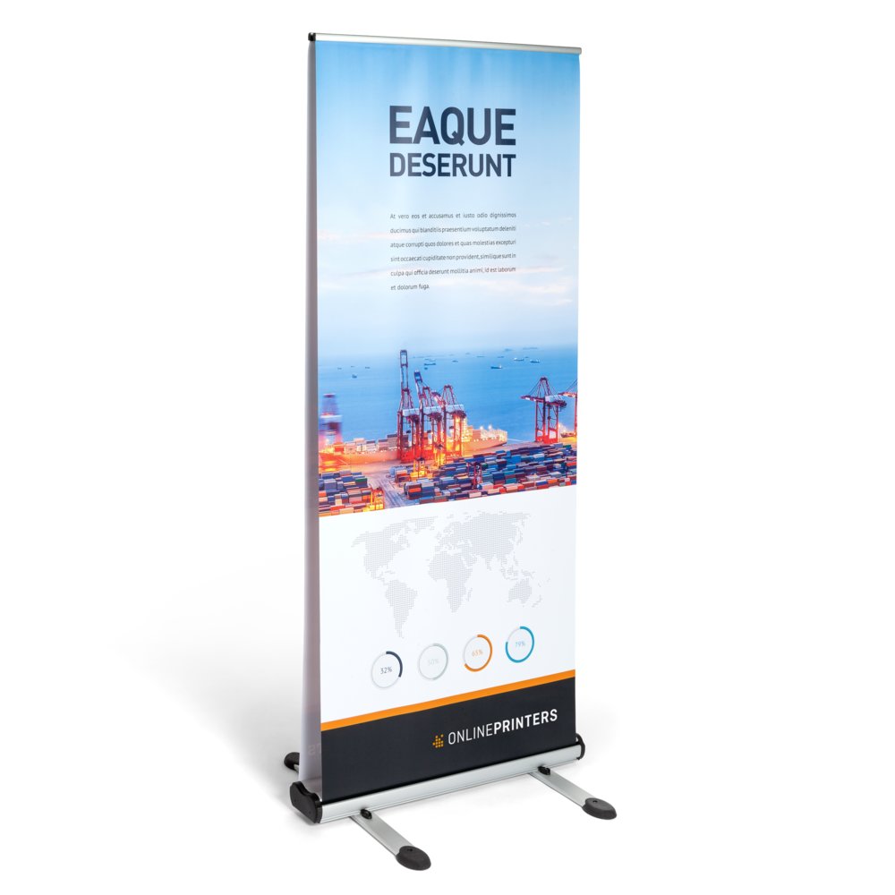 Roller Banners Double Sided Outdoor 85x200cm Printing | Onlineprinters
