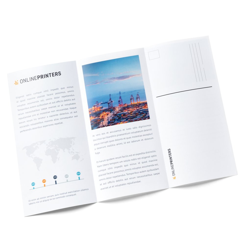 DL Perforated Folded Leaflets Printing - Free Delivery | Onlineprinters