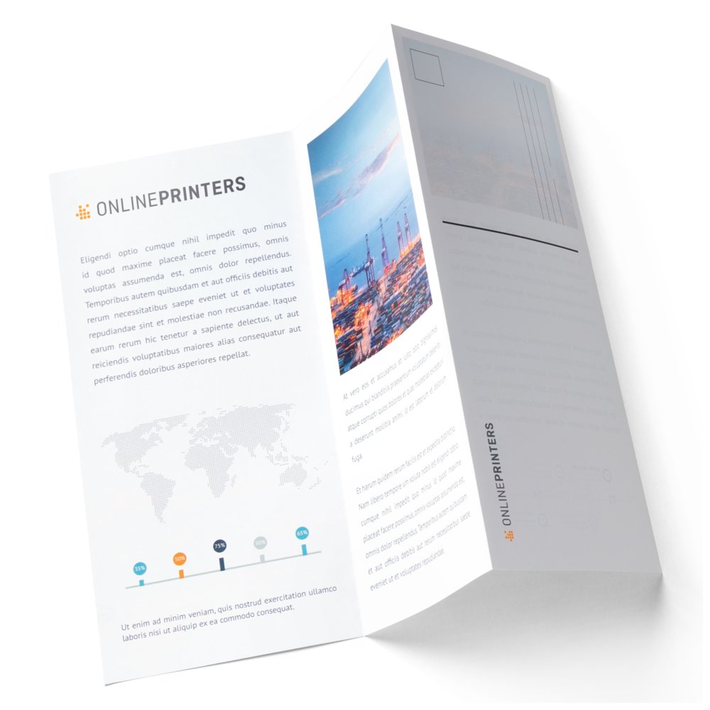 DL Perforated Folded Leaflets Printing - Free Delivery | Onlineprinters