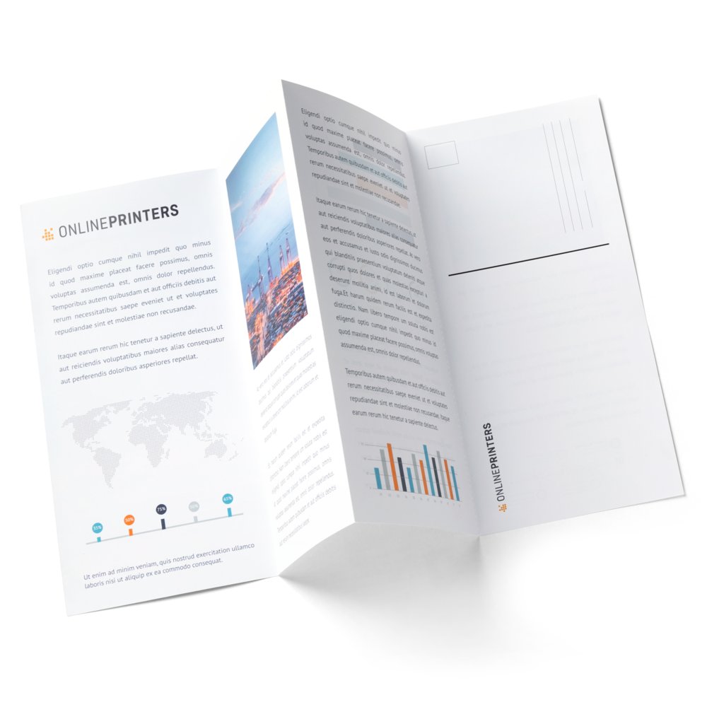 DL Perforated Folded Leaflets Printing - Free Delivery | Onlineprinters