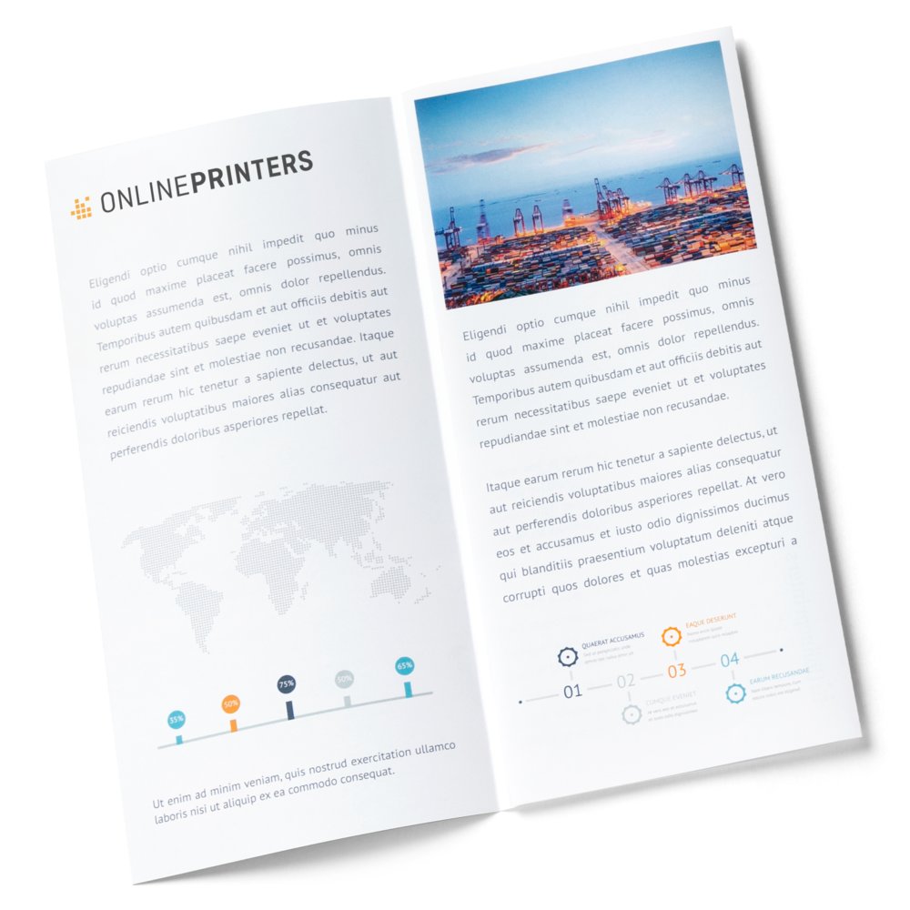 DL Perforated Folded Leaflets Printing - Free Delivery | Onlineprinters