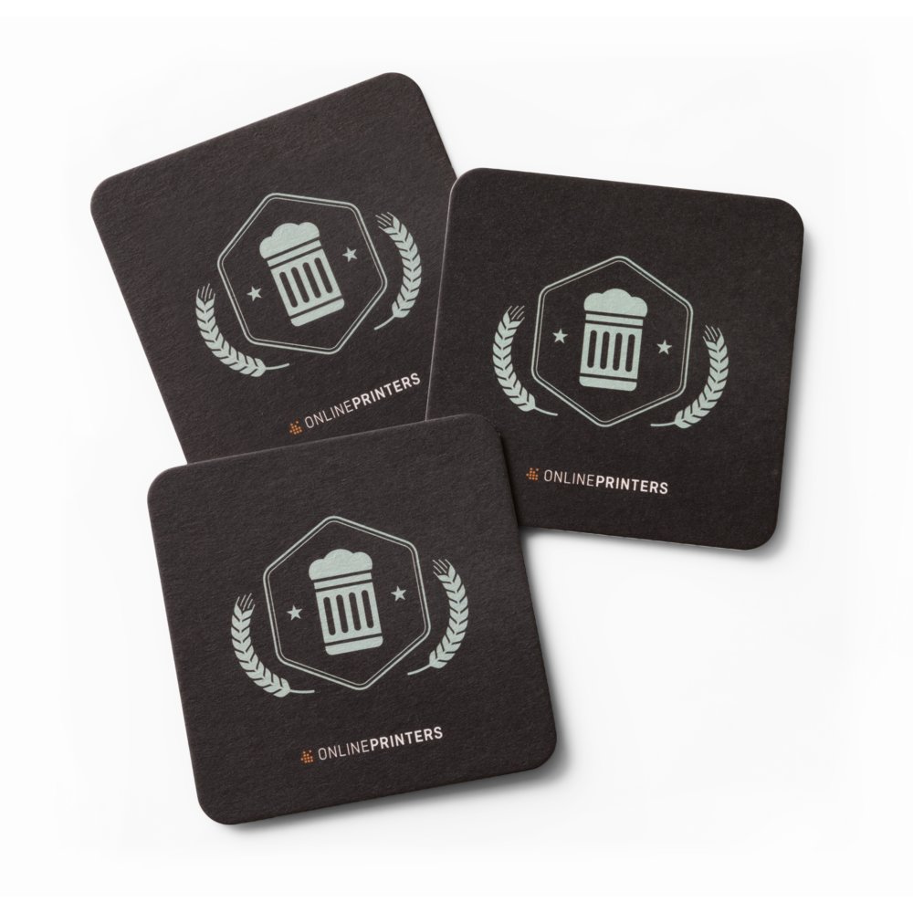 Beer Mat Square Printing - Free Delivery | Onlineprinters