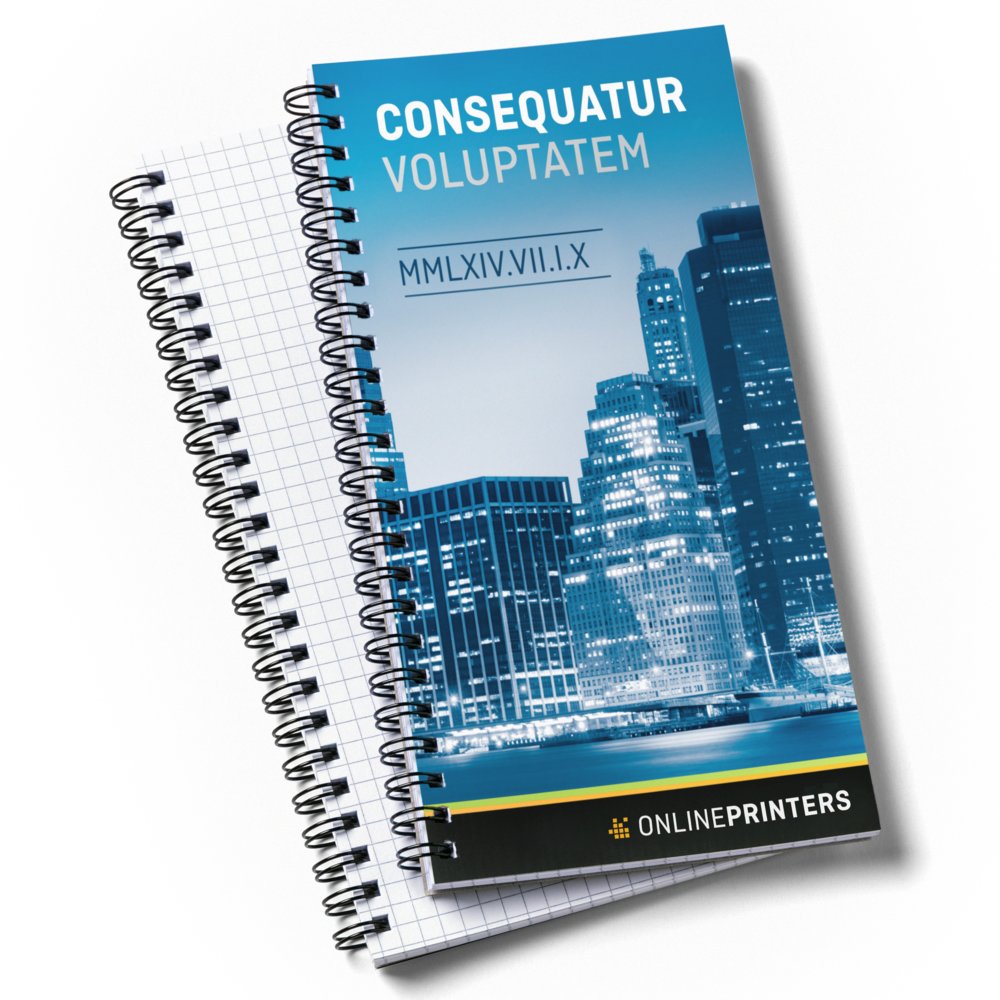 DL Spiral Binding Notepads Printing- Free Delivery | Onlineprinters