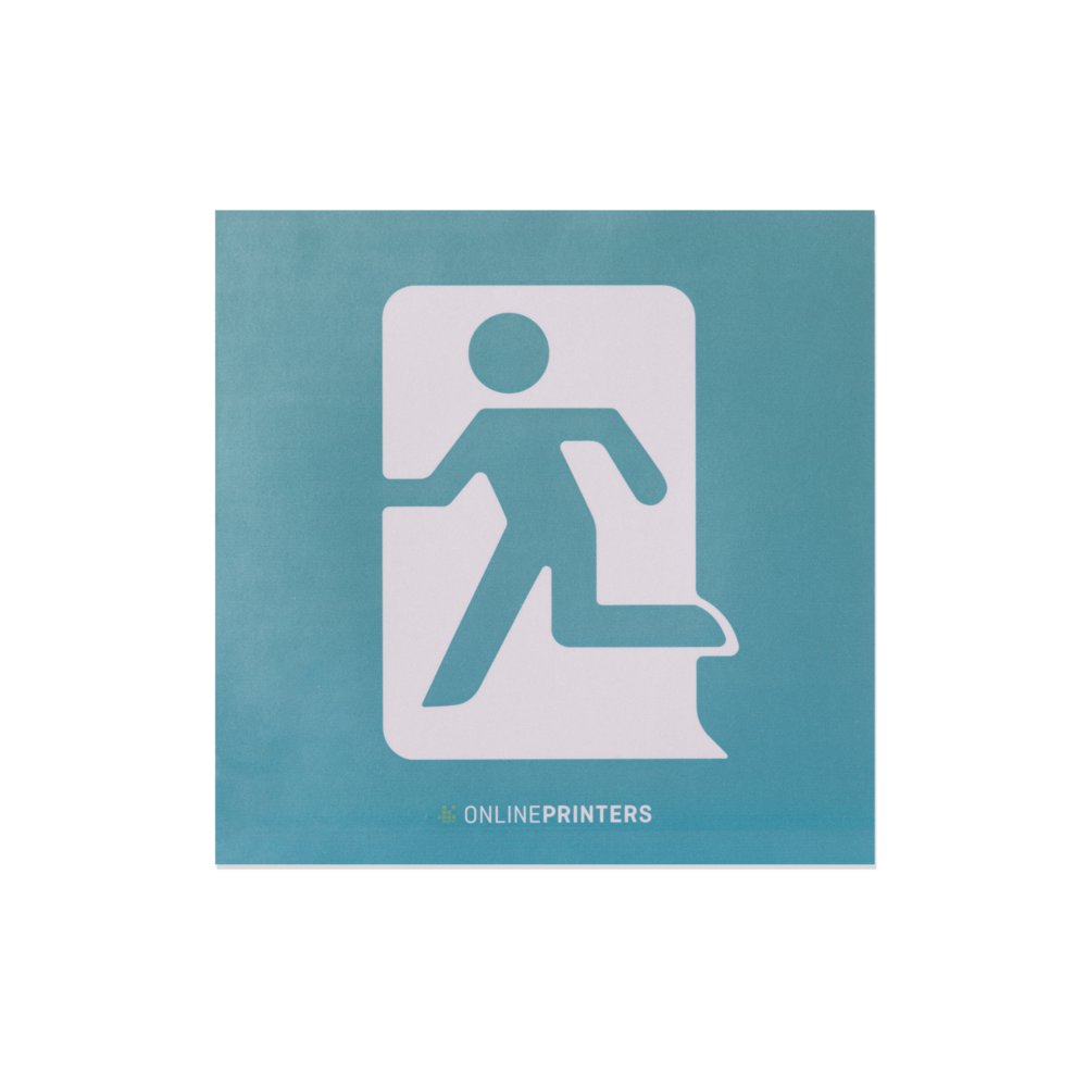 Reflective stickers, square 29.7 cm, square 29.7 cm at Onlineprinters