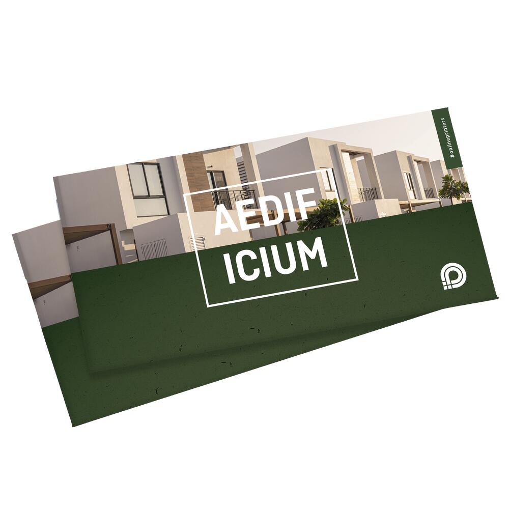 105x210mm Folders With Tab Flaps Double Sided Print | Onlineprinters