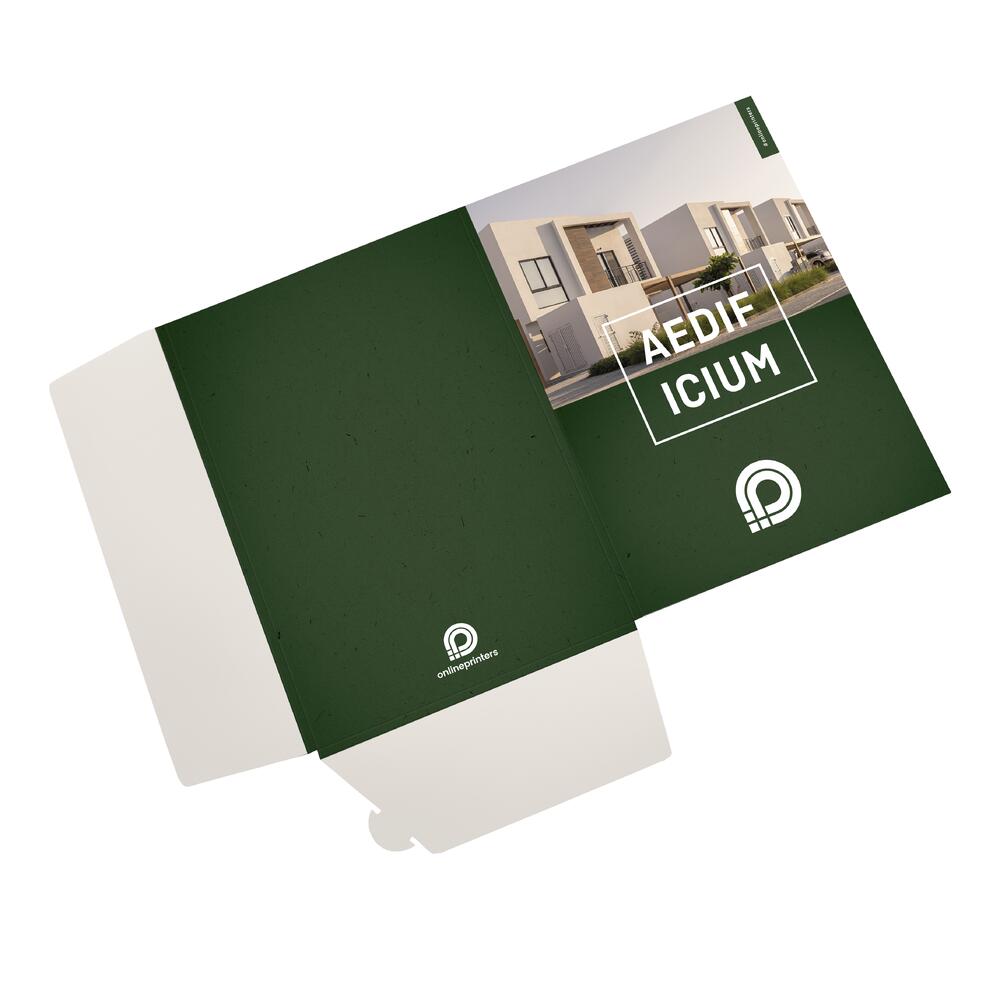 A4 Folders With Business Card Slits Single Sided Printing | Onlineprinters
