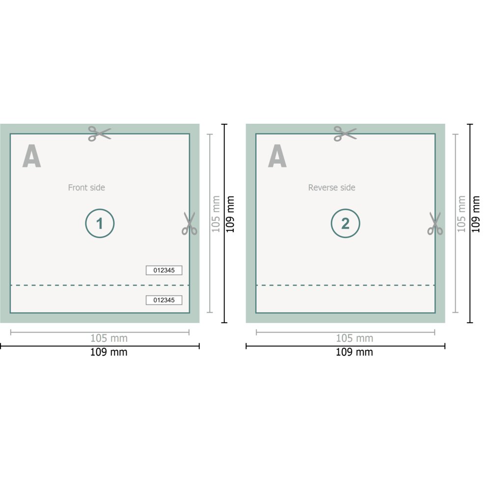 A6 Square Event Tickets Printing - Free Delivery | Onlineprinters