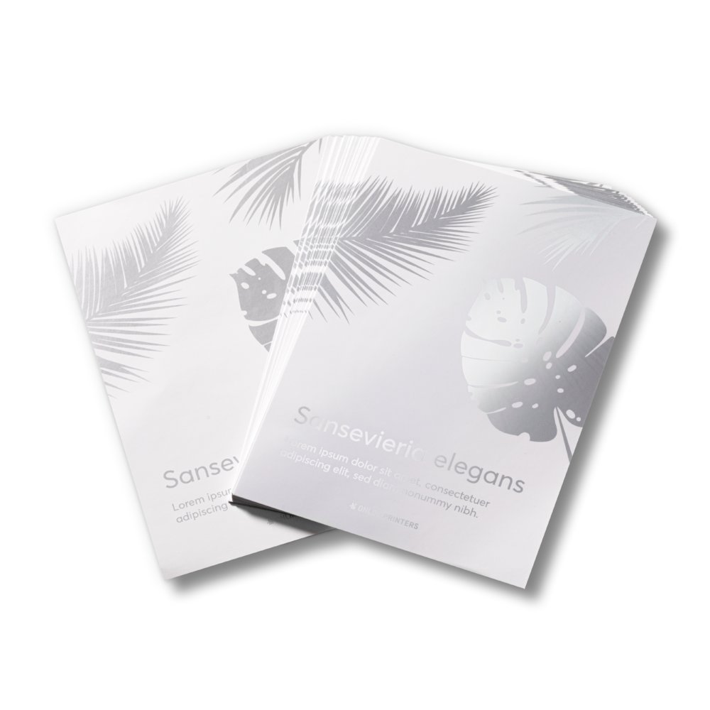 Flyers & Leaflets with special-effect colours , A4, printed on one side ...