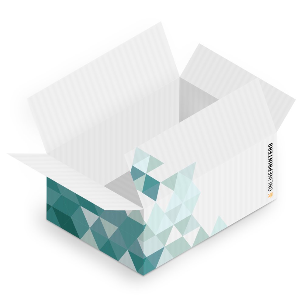 Folding carton, free size specification at Onlineprinters