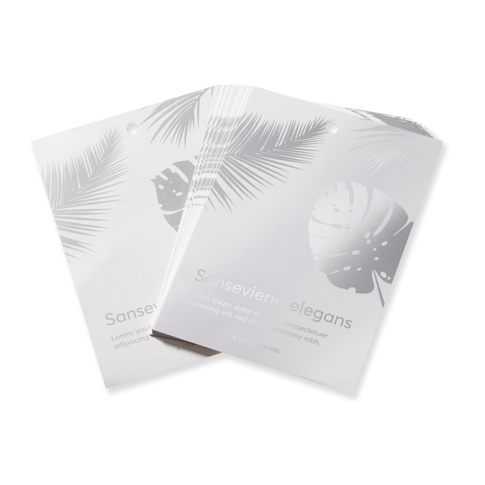 Product tags with special-effect colours, A6s, A6 at Onlineprinters