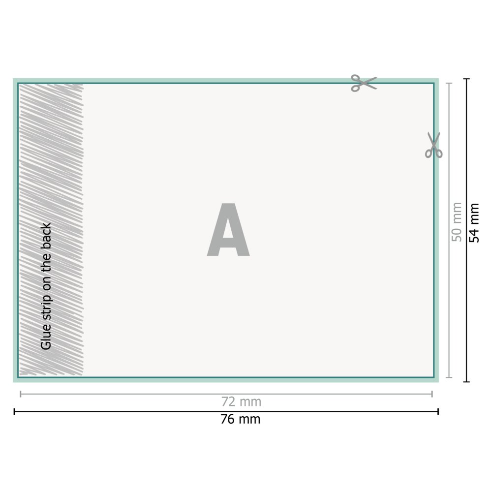 "Sticky note pads 7,2x5,0cm | Onlineprinters"