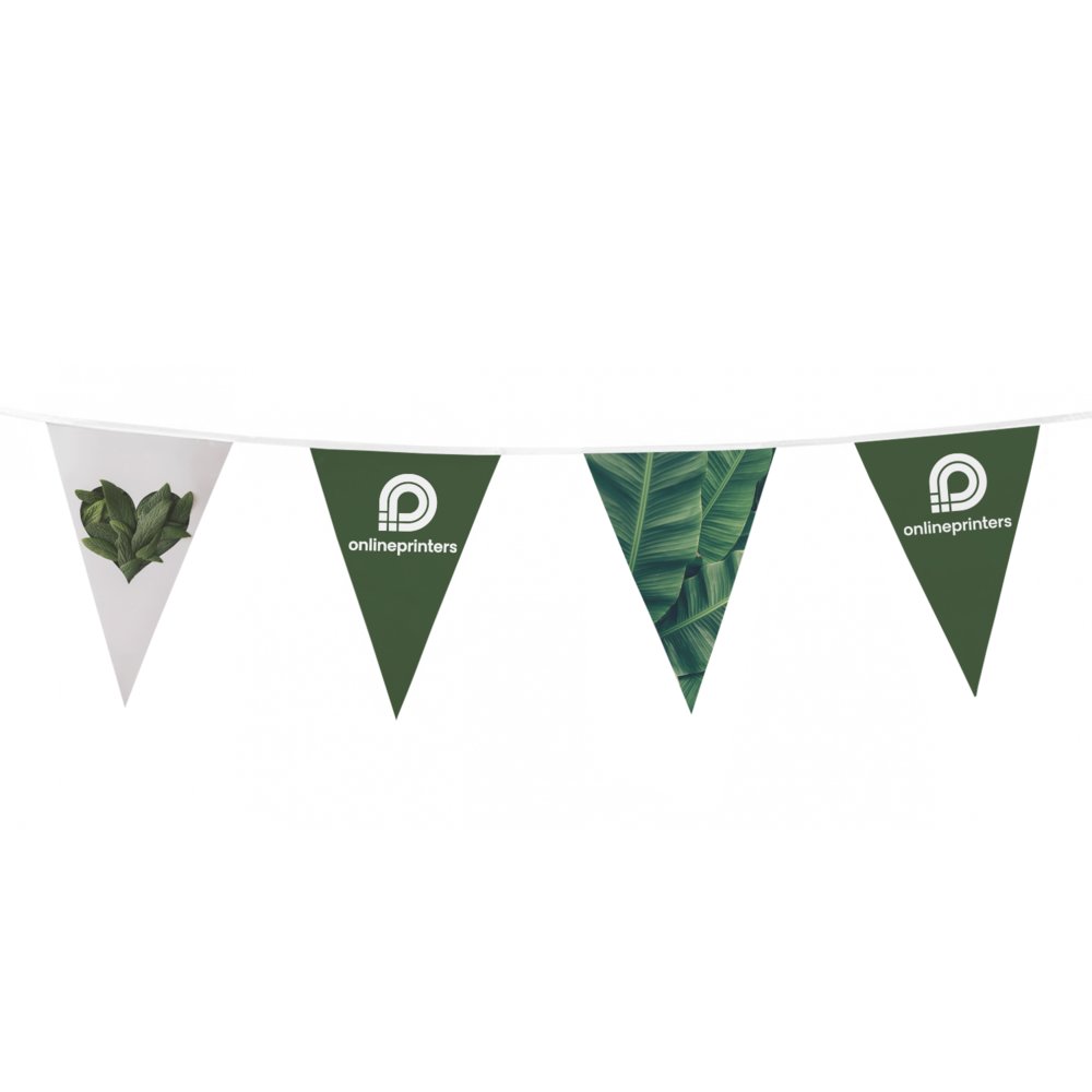 Pennant chains, printed on one side, 500 x 30.5 cm at Onlineprinters