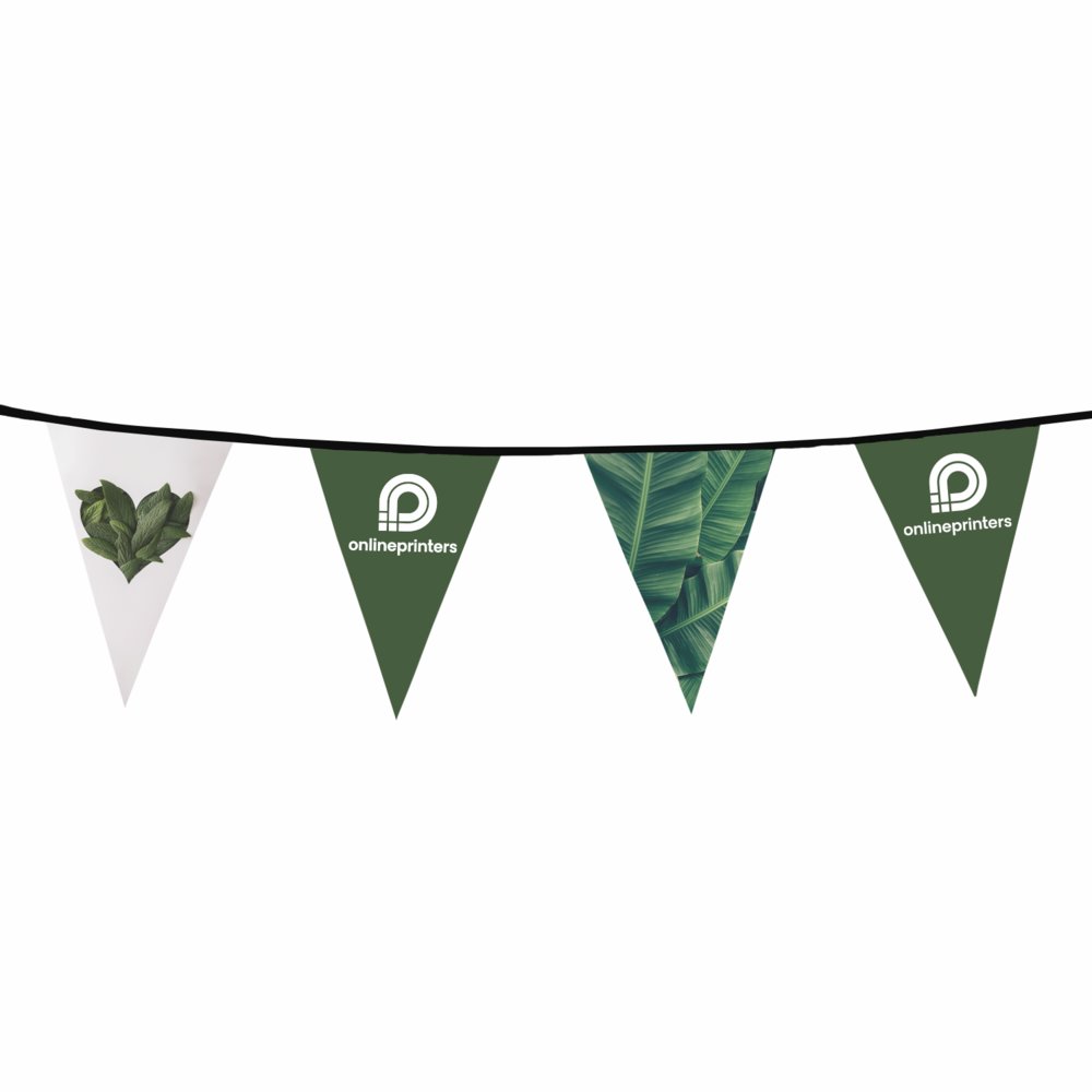 Pennant chains, printed on one side, 500 x 30.5 cm at Onlineprinters