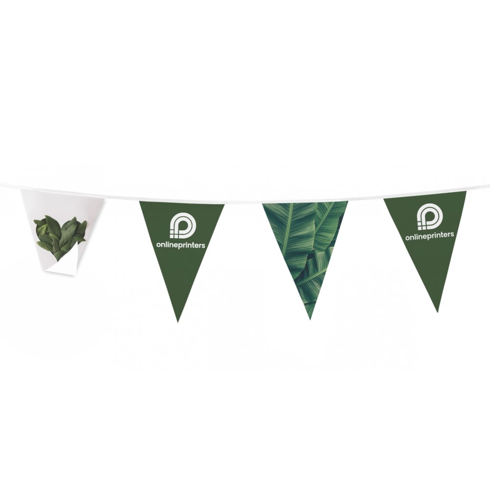 Pennant chains, printed on one side, 500 x 30.5 cm at Onlineprinters