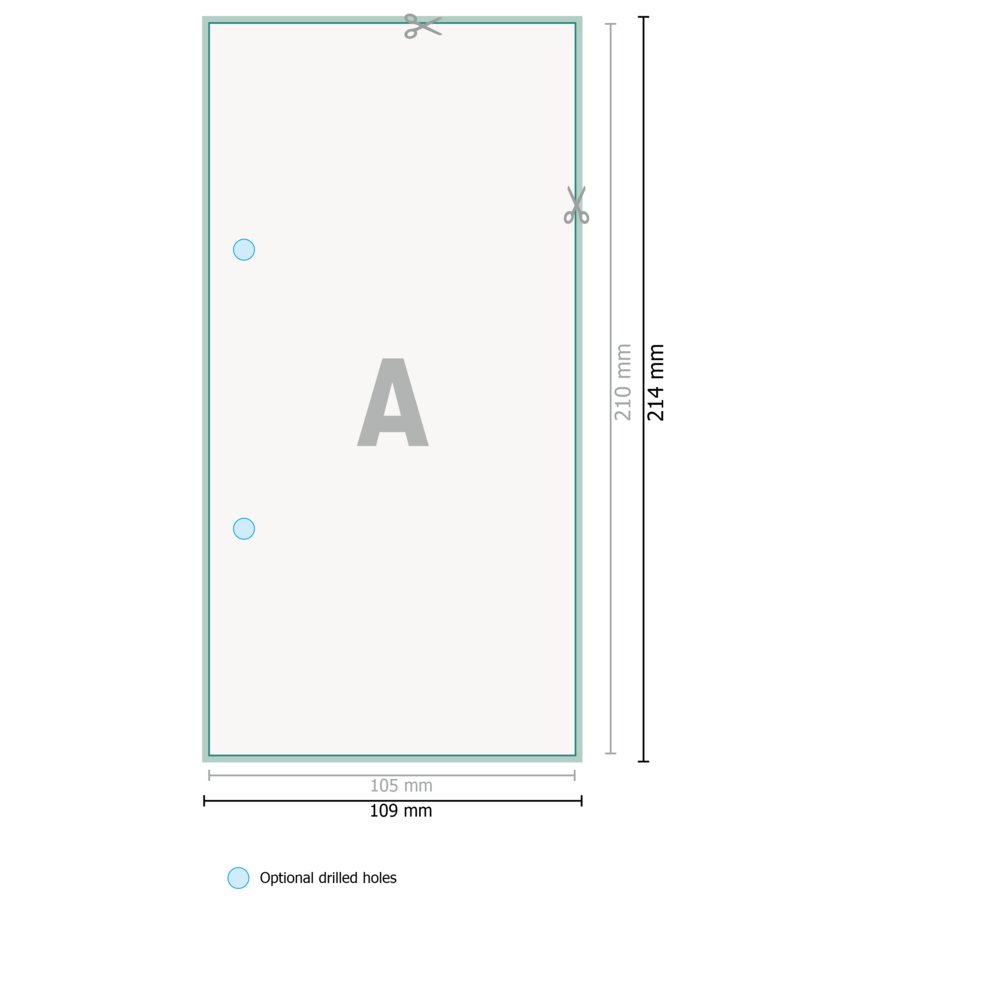 Premium Notepads, DL, one side, DL at Onlineprinters