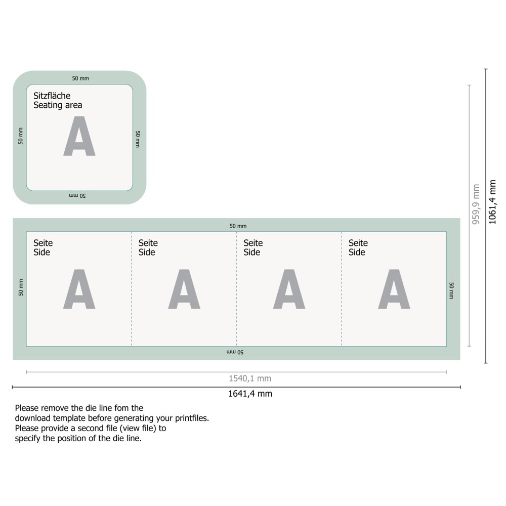 Flatcubes, Cube seats, 40 x 40.8 cm at Onlineprinters