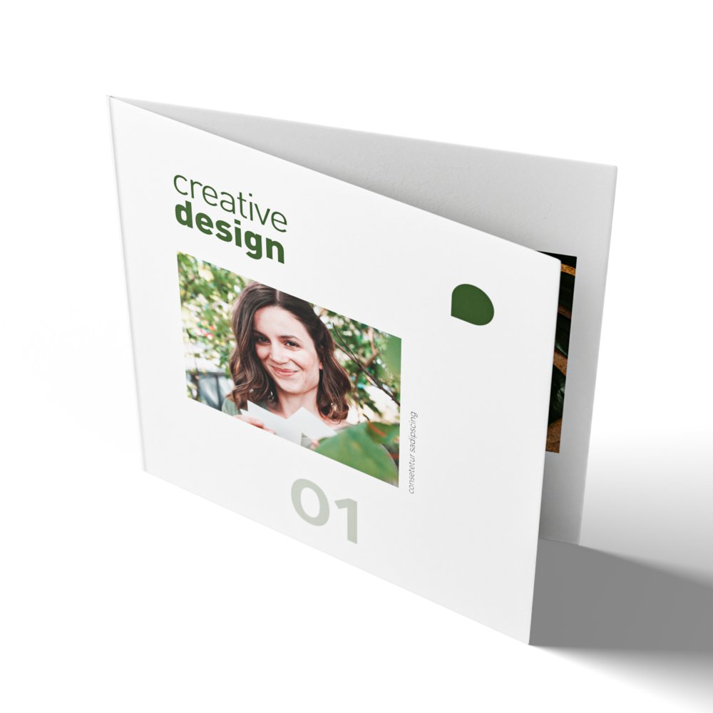 Folded Leaflets, A4-Square, square 21.0 cm at Onlineprinters