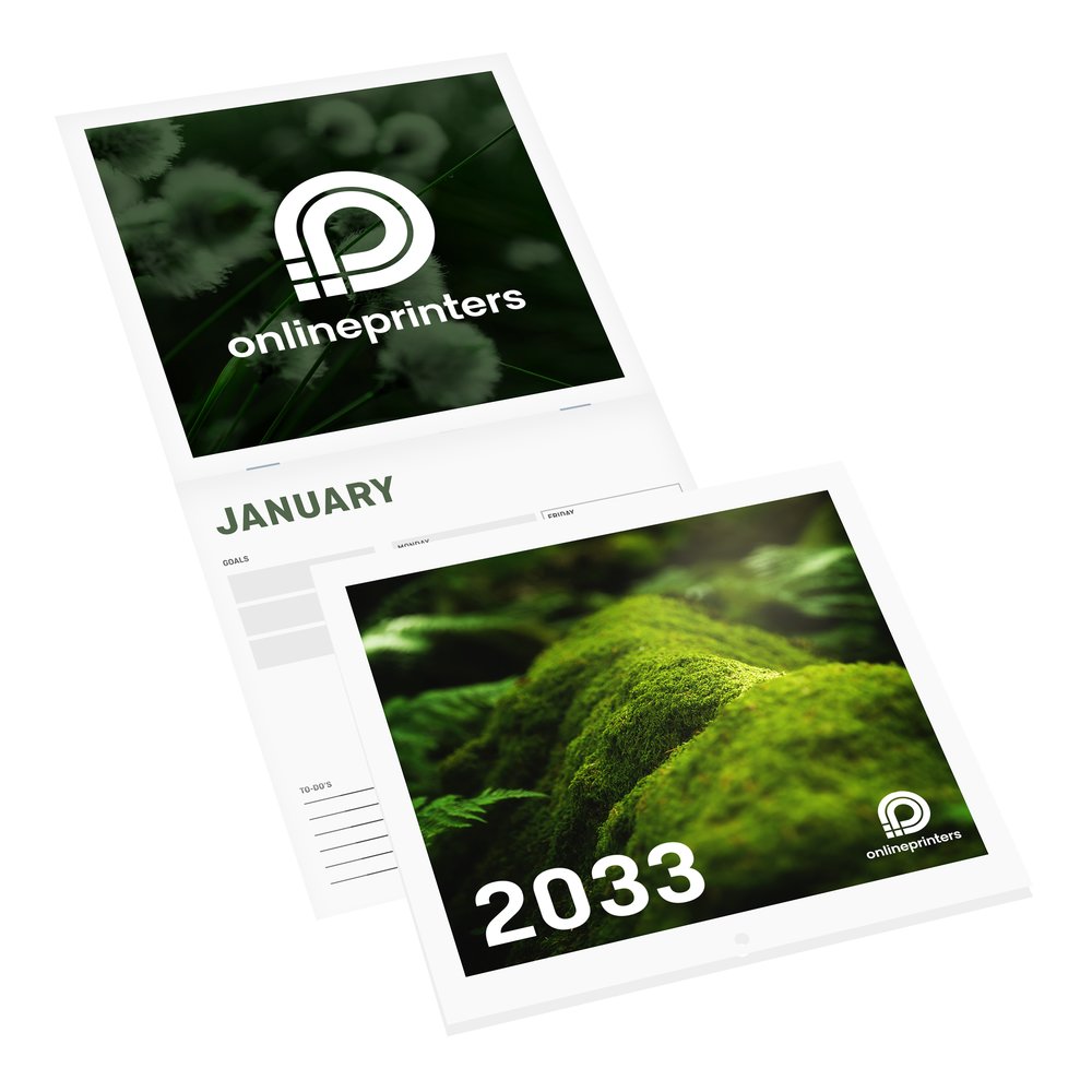 Brochure calendars with cover, square, A4-Square, square 21 cm at ...
