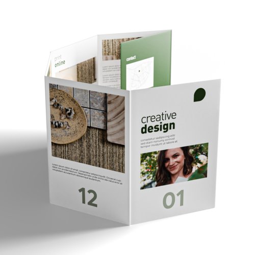 A4 Folded Leaflets Portrait Printing - Free Delivery | Onlineprinters