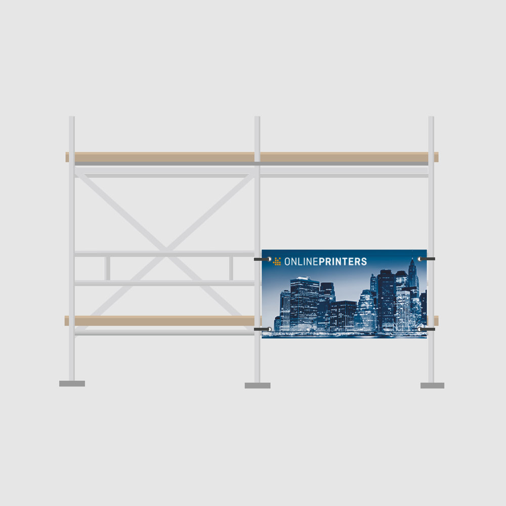 Scaffold banners, 250 x 100 cm, 250 x 100 cm at Onlineprinters