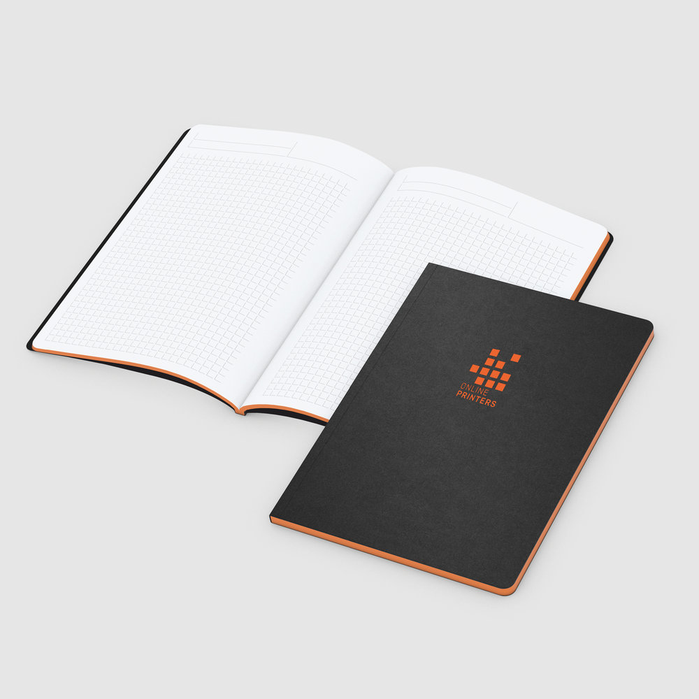 Soft cover notebooks, A5, A5 at Onlineprinters