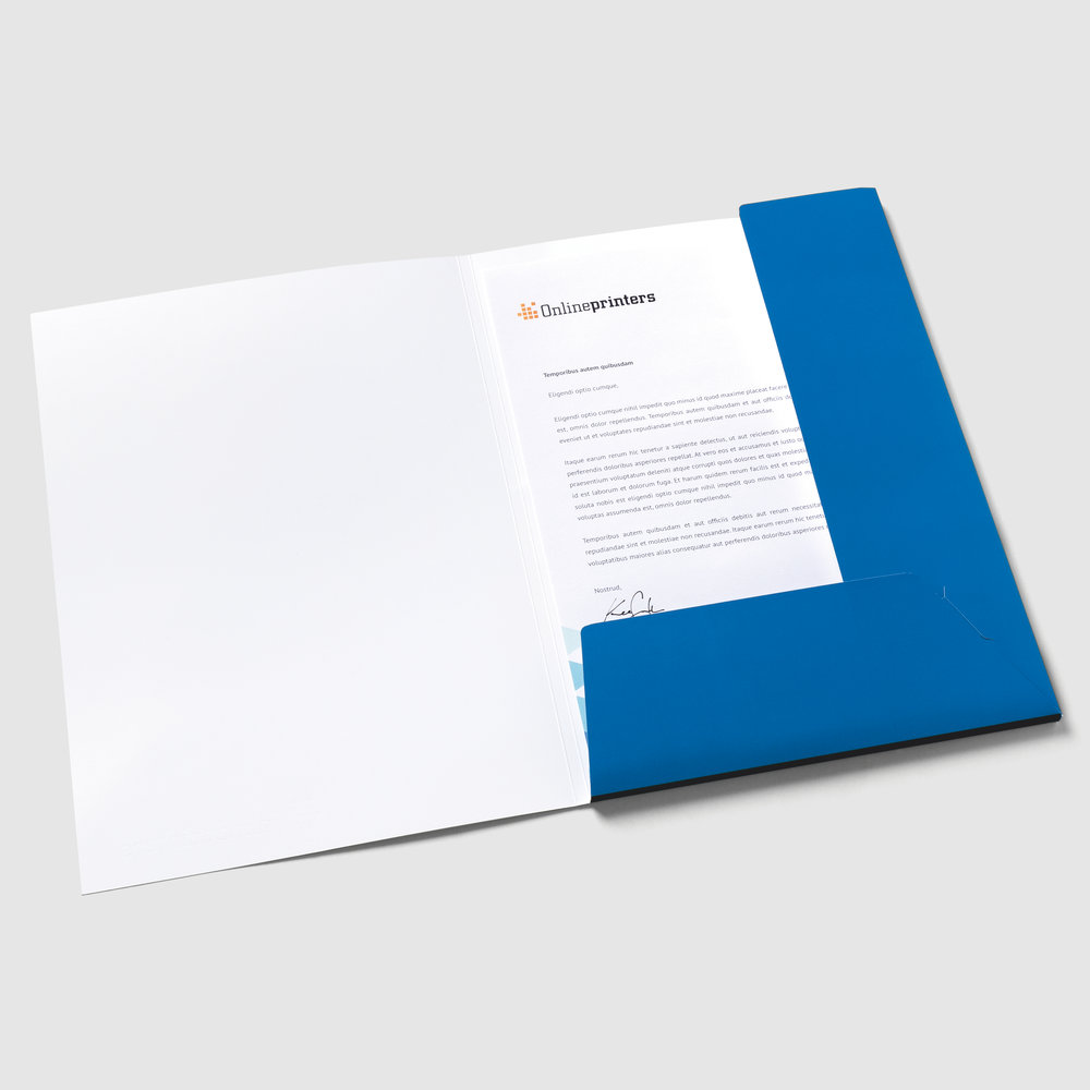 A4 Folders With Flaps Single Sided Print | Onlineprinters