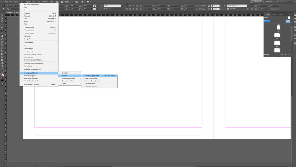 InDesign: adding and formatting page numbers – Basics Tutorial