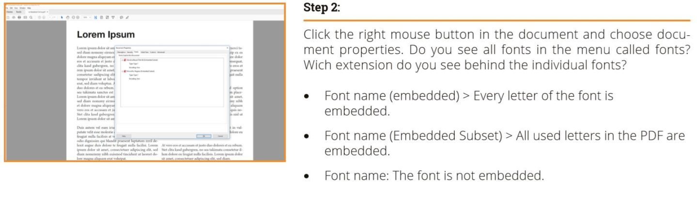 Embedding fonts – with InDesign, Photoshop & Illustrator