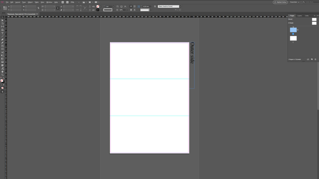 InDesign tutorial: Creating a six page DL folded leaflet