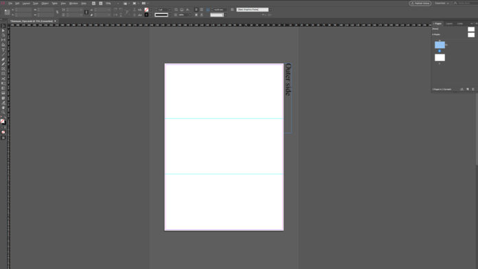 InDesign tutorial: Creating a six page DL folded leaflet