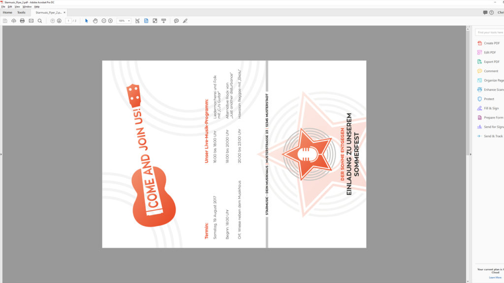 InDesign tutorial: Creating a six page DL folded leaflet