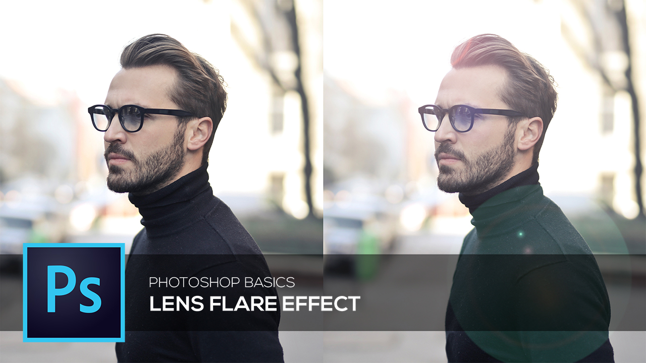 Creating a lens flare effect in Photoshop